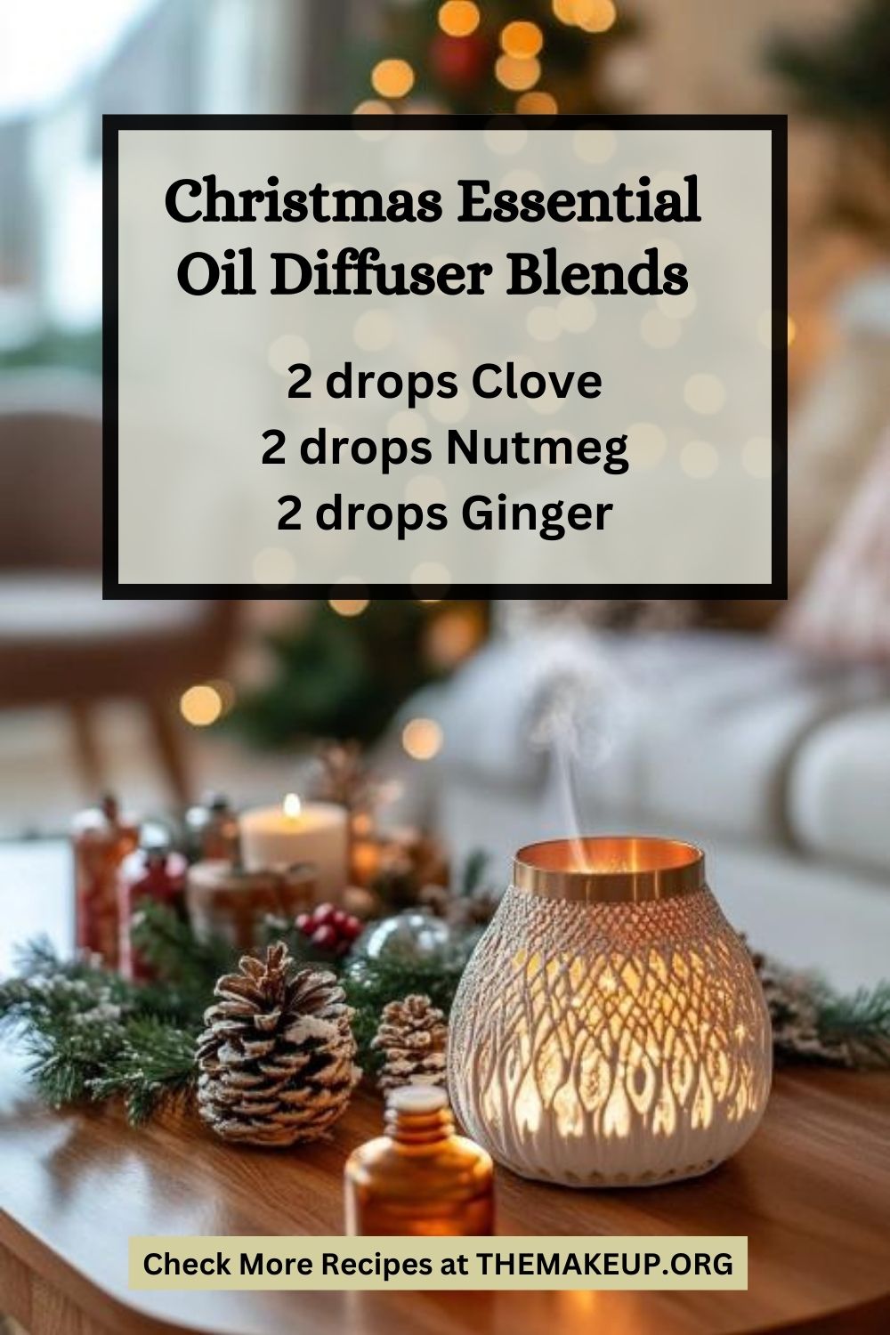 20 Christmas Essential Oil Diffuser Blends & Their Aromatherapy ...