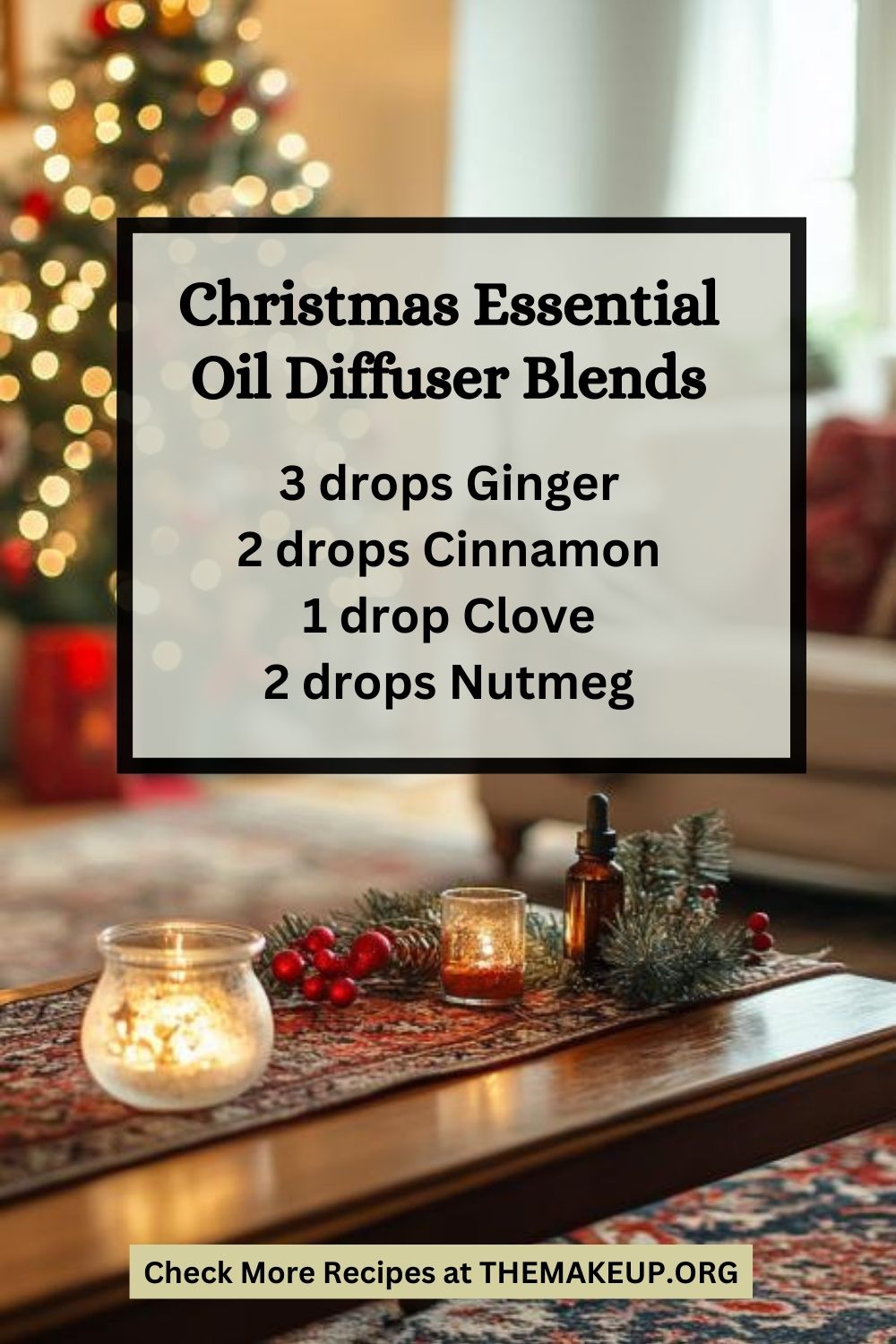 20 Christmas Essential Oil Diffuser Blends & Their Aromatherapy ...