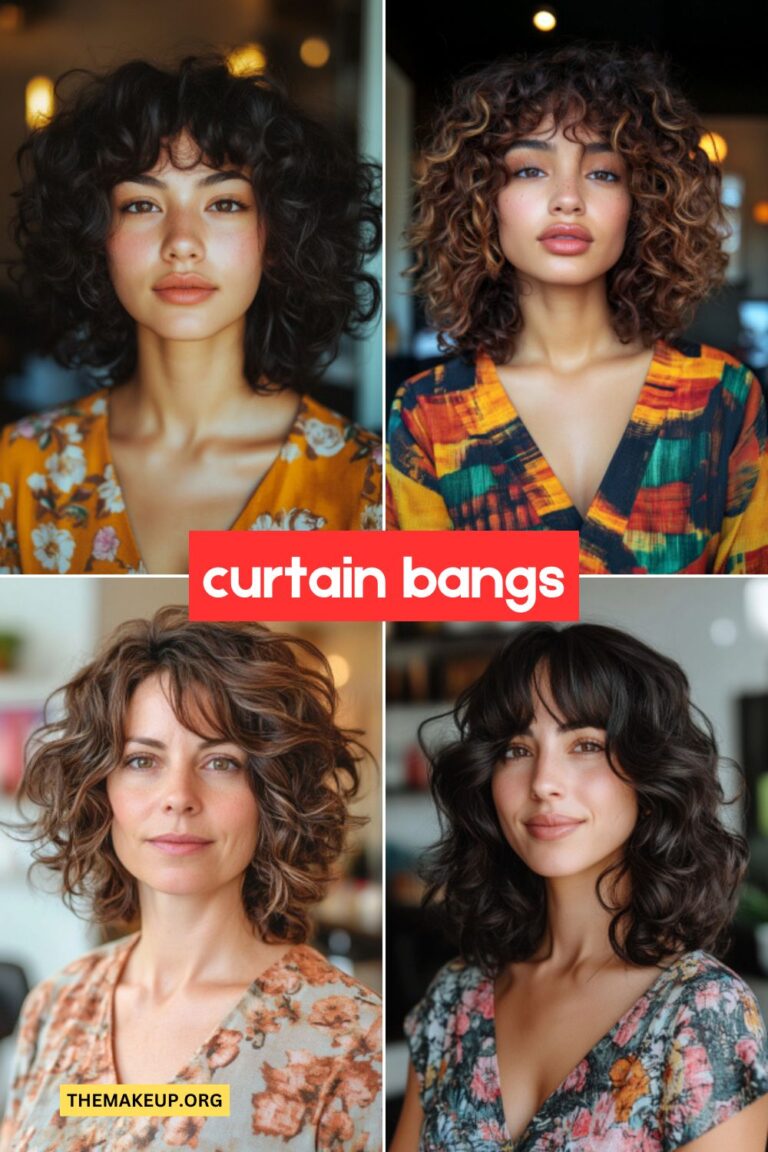 75 Awesome Hairstyles With Curtain Bangs Trending In 2025 - The Makeup