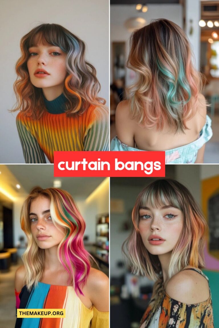 75 Awesome Hairstyles With Curtain Bangs Trending In 2025 - The Makeup