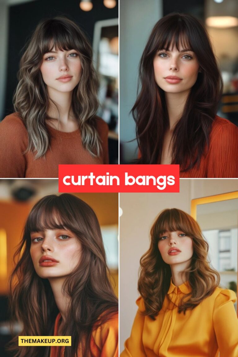 75 Awesome Hairstyles With Curtain Bangs Trending In 2025 - TheMakeup