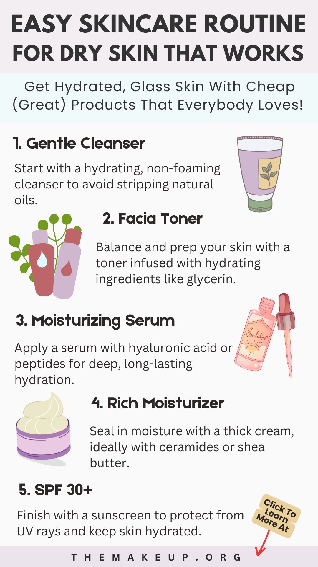 You’ll Love This 5-Step Skincare Routine for Dry Skin, That’s Quick and ...