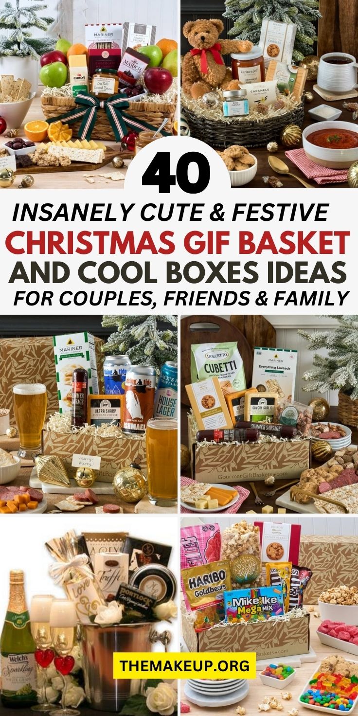 Best Christmas Gift Basket For Couple, Friends & family - TheMakeup