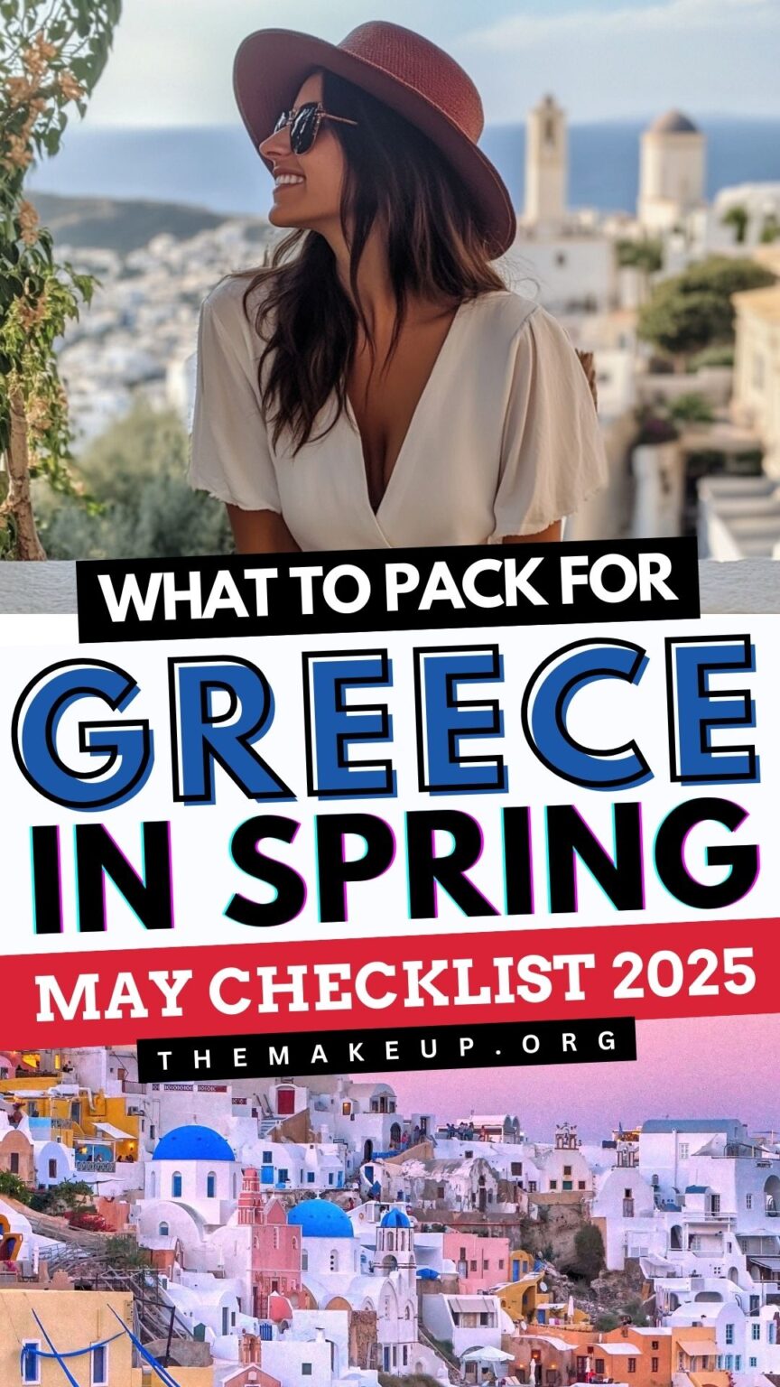 What to Pack for Greece in May: The Ultimate Guide - The Makeup