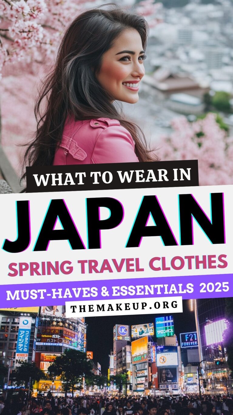 What to Wear for Spring in Japan: A Stylish & Practical Guide - The Makeup