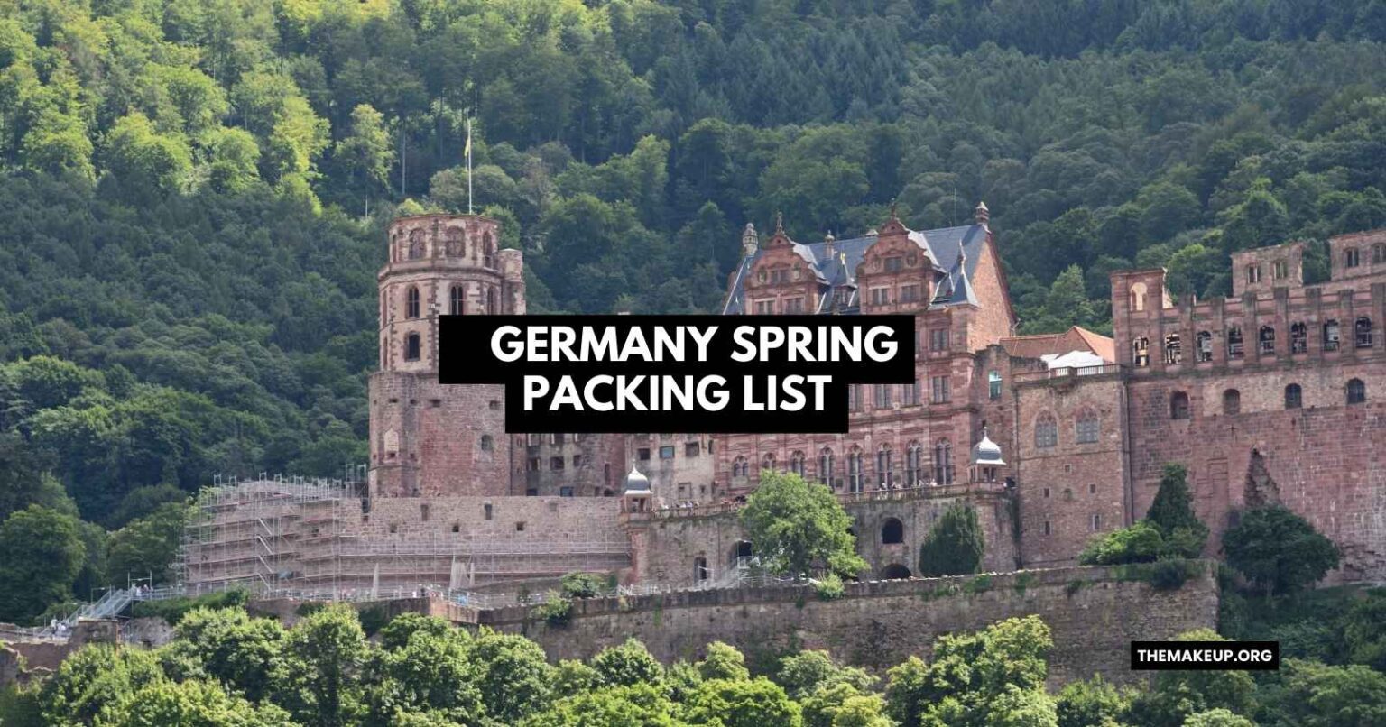 Germany Spring Packing List For Calm, Day-To-Night Travel Plans